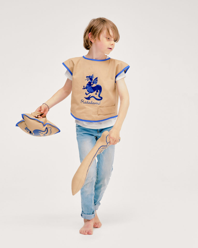 Kit de chevalier bleu roi - Ratatam Site Officiel